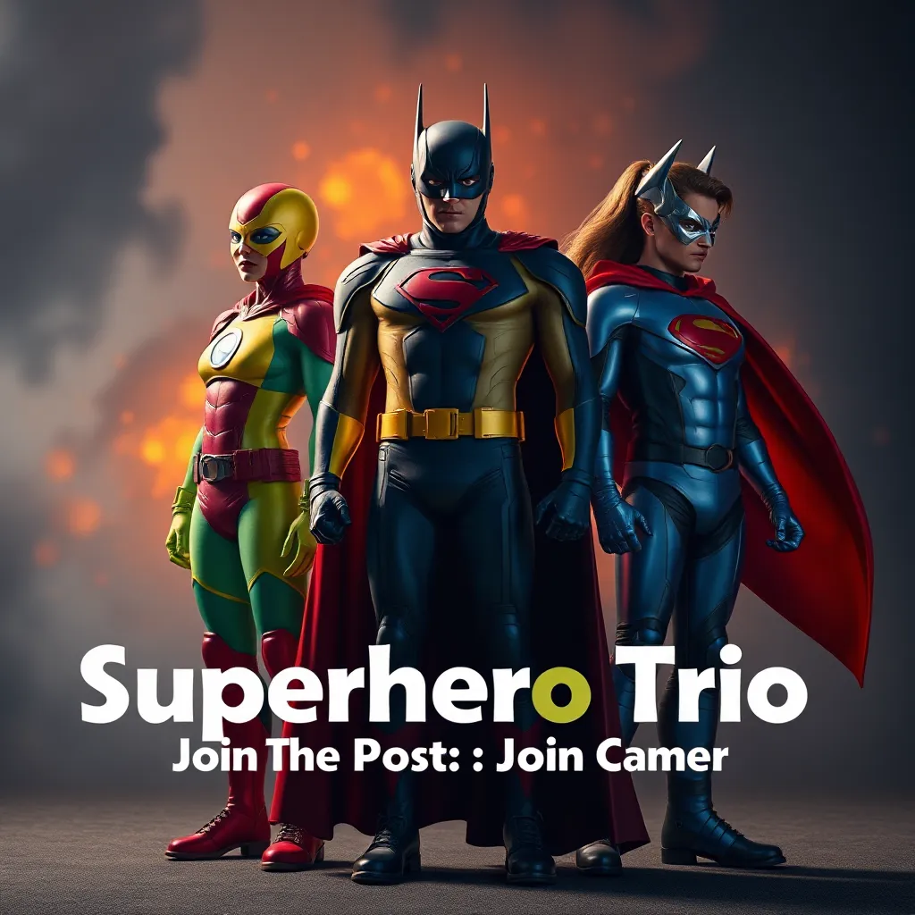 Creative Names for Superhero Trio: Join the Fun! : LevelUpTalk