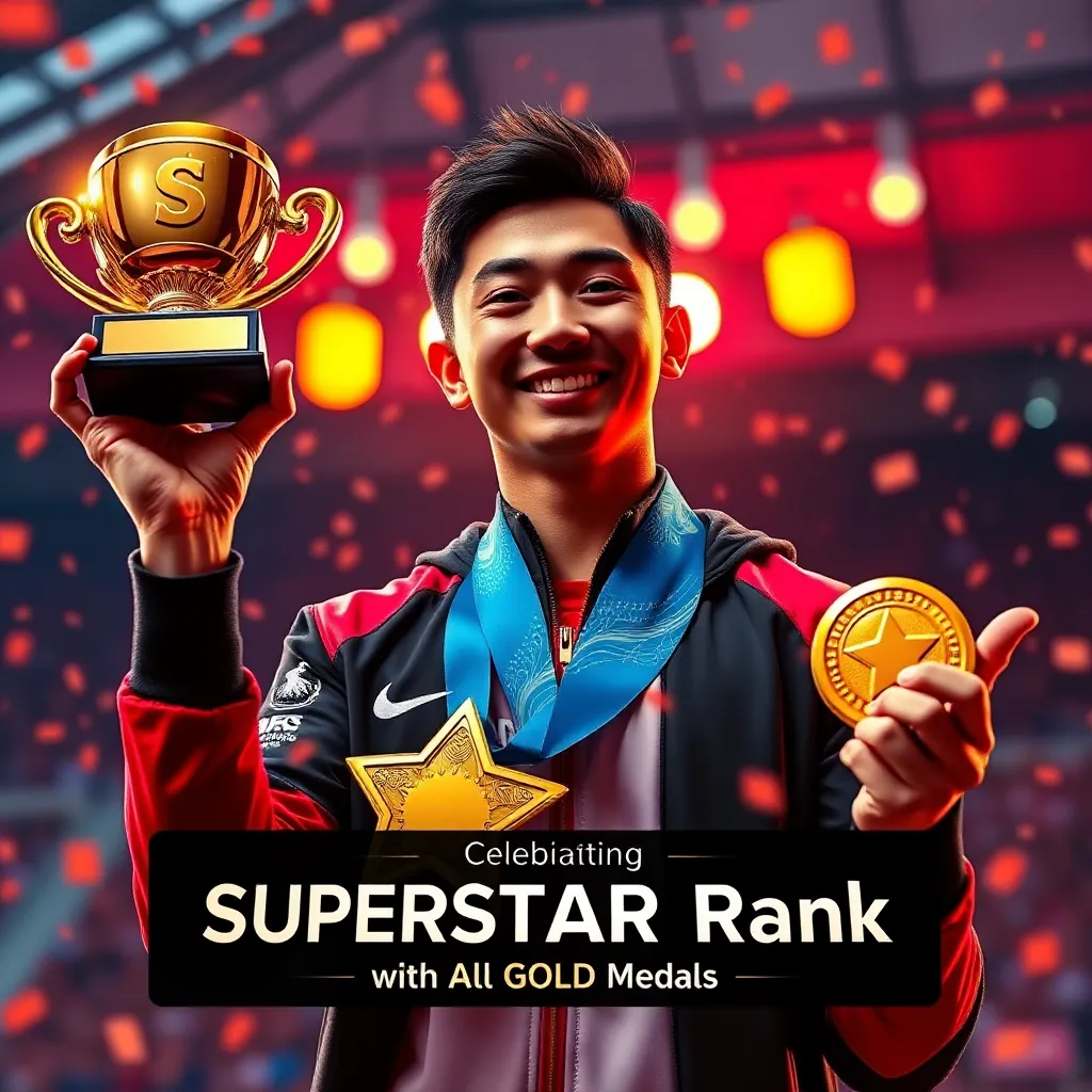 Achieving SUPERSTAR Rank with All GOLD Medals : LevelUpTalk