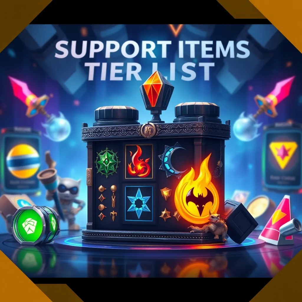 Support Item Tier List Created with Pro Insights from Rank 140 ...