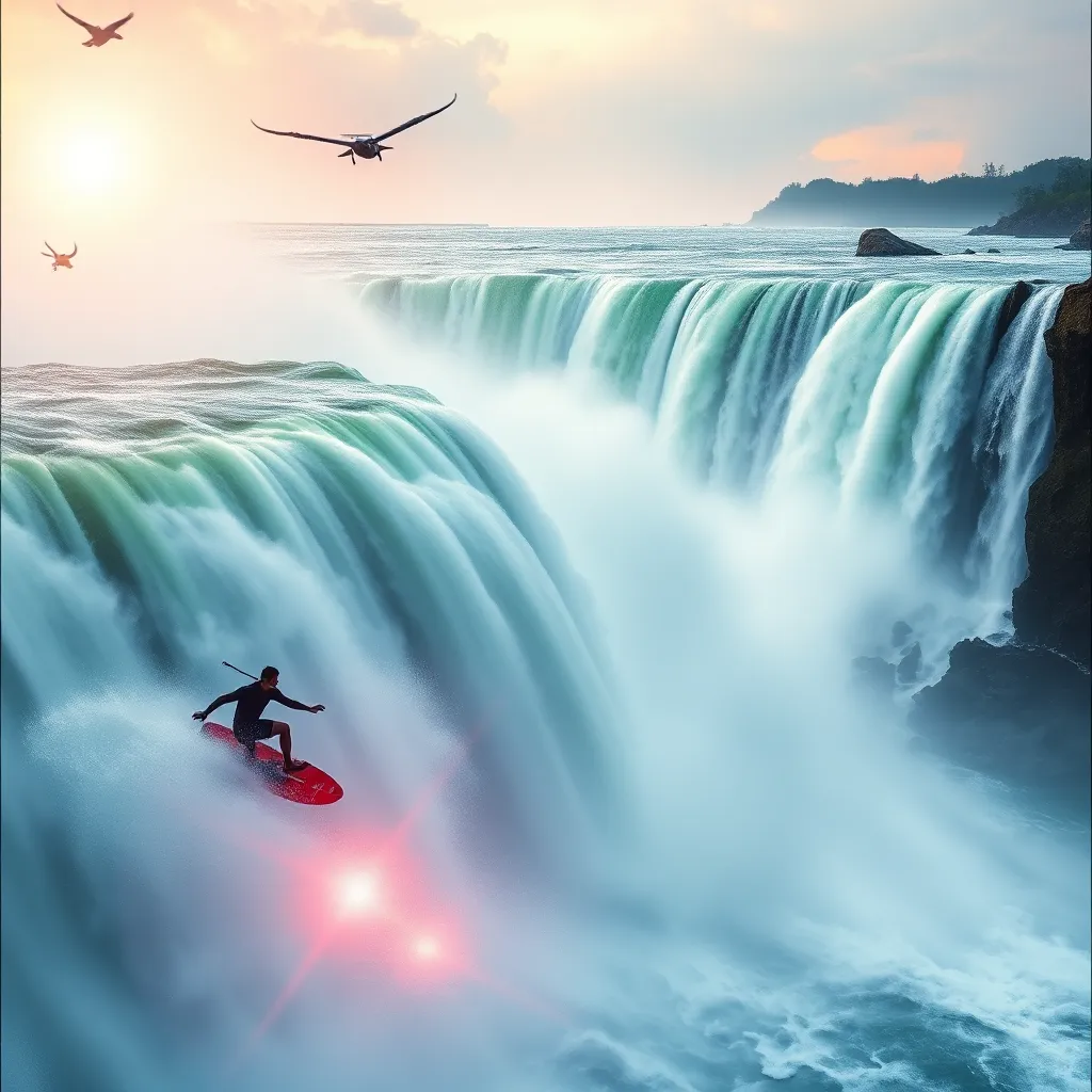 Radical Stunt: Surfing Niagara Falls Brings Thrills : LevelUpTalk