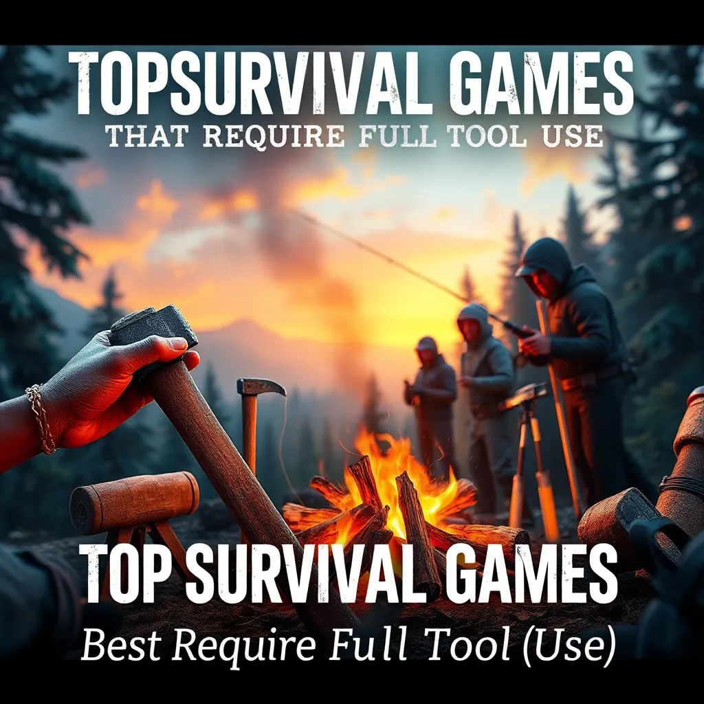 Top Survival Games That Require Full Tool Use : LevelUpTalk