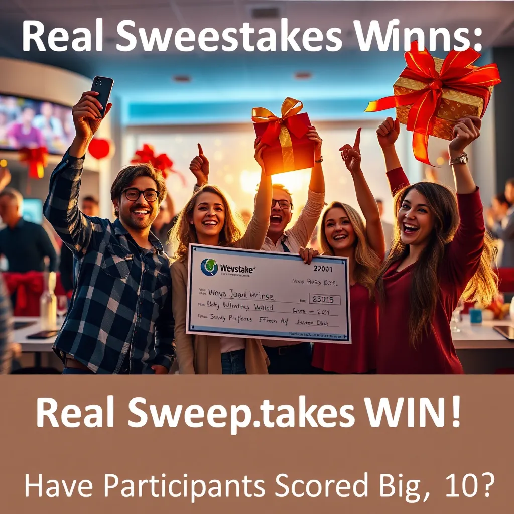 Real Sweepstakes Wins: Have Participants Scored Big? : LevelUpTalk
