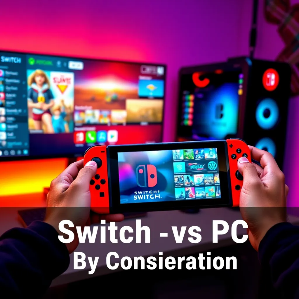 Switch vs PC: Key Considerations for Game Purchases : LevelUpTalk