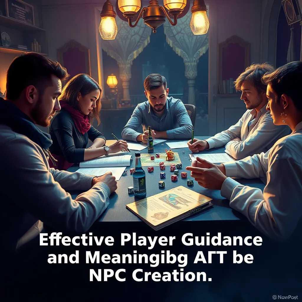 Effective Player Guidance and Meaningful NPC Creation : LevelUpTalk