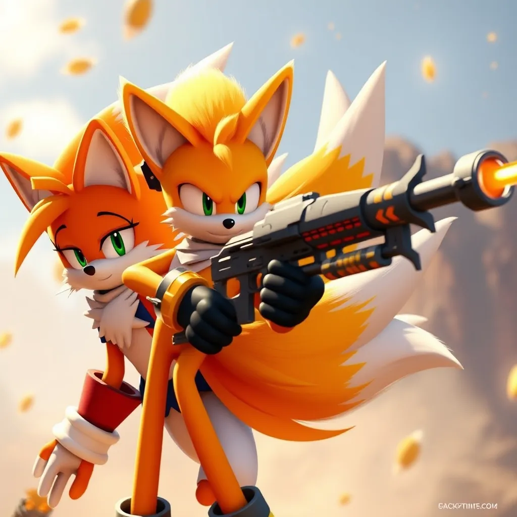 Exploring Weapons of Sonic Prime's Tails Variants : LevelUpTalk