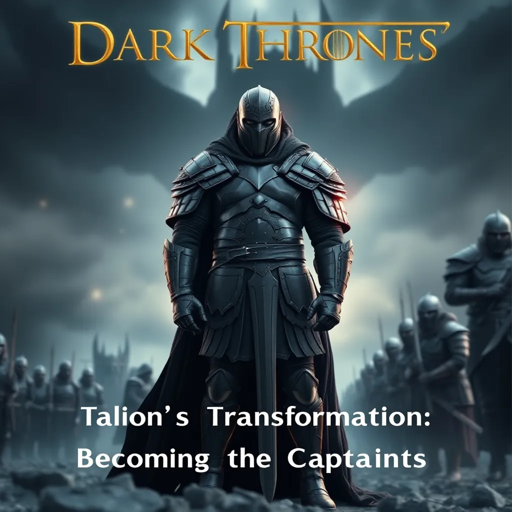 Talion's Transformation: Becoming the Dark Captains : LevelUpTalk