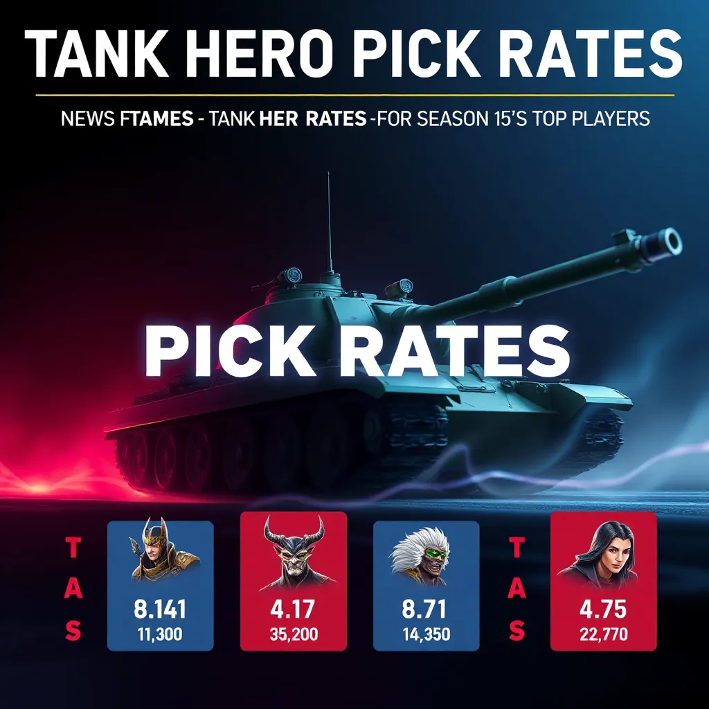Tank Hero Pick Rates for Season 15's Top Players : LevelUpTalk