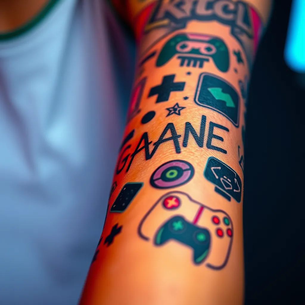 A Bold Tribute: Tattoos Inspired by Favorite Games : LevelUpTalk