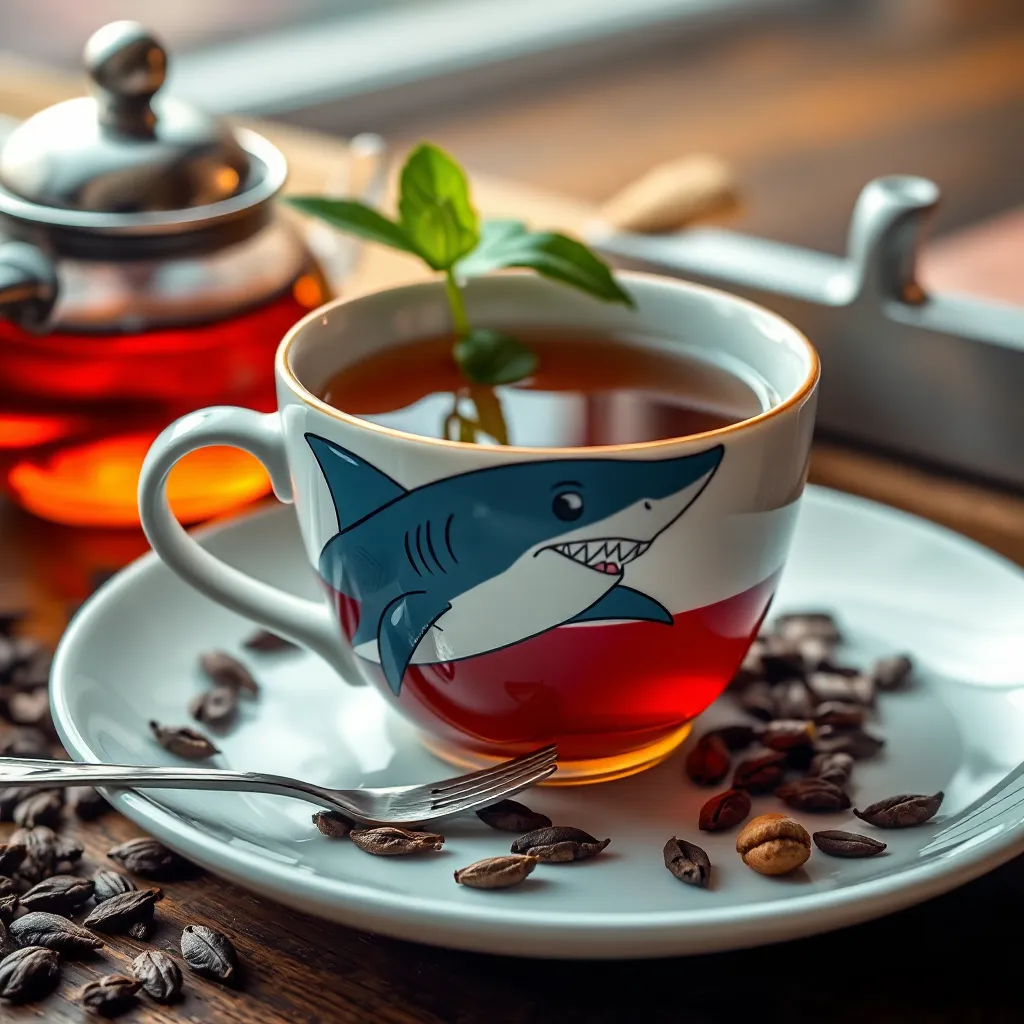 Creative Spin on Shark References in Tea Culture : LevelUpTalk