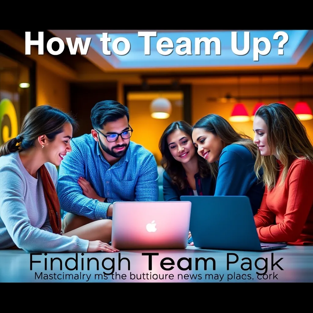 How to Team Up? Finding the Join Team Page : LevelUpTalk
