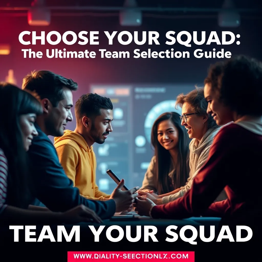 Choose Your Squad: The Ultimate Team Selection Guide : LevelUpTalk