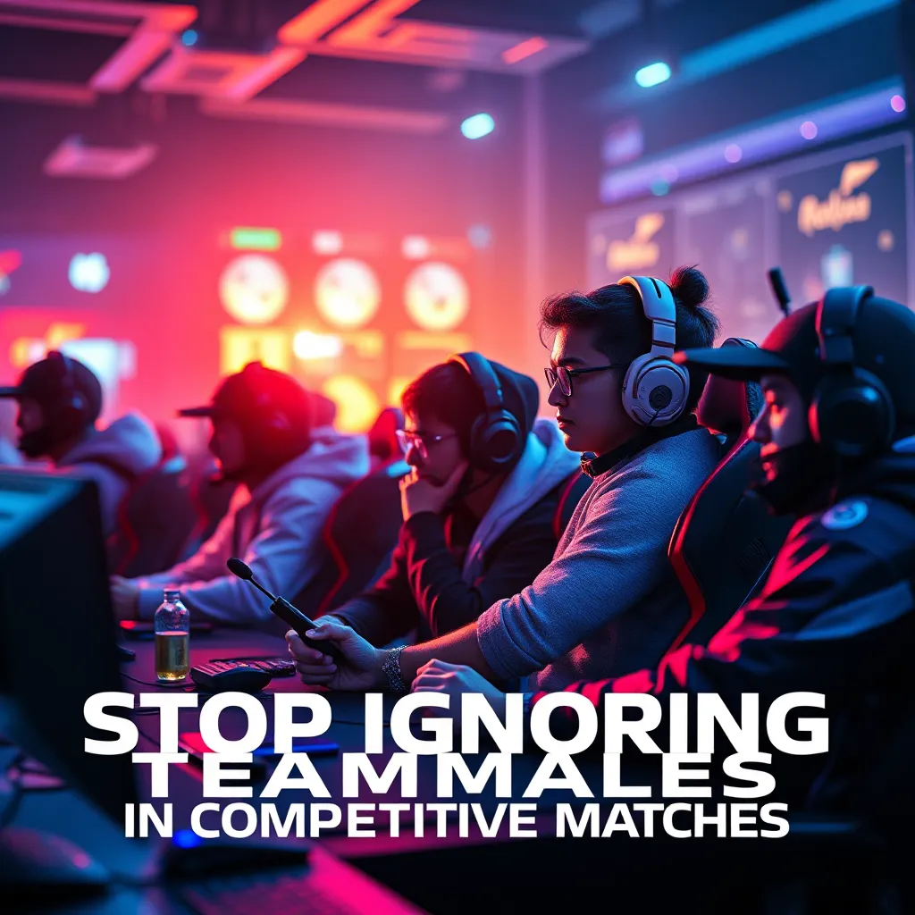 Stop Ignoring Teammates in Competitive Matches : LevelUpTalk