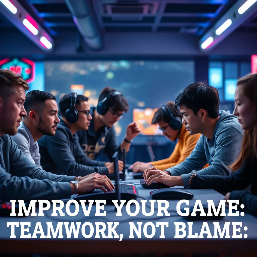 Improve Your Game: Focus on Teamwork, Not Blame : LevelUpTalk