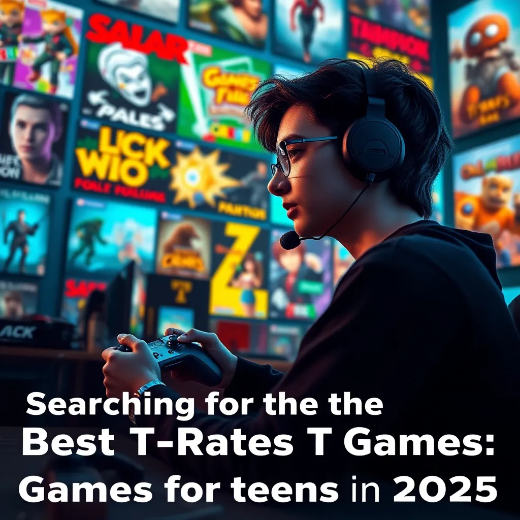 Searching for the Best T Rated Games for Teens in 2025 : LevelUpTalk