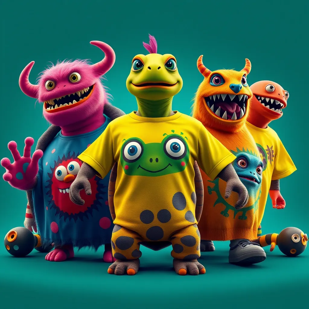 Creative Monster Names Inspired by TeeTurtle Shirts : LevelUpTalk