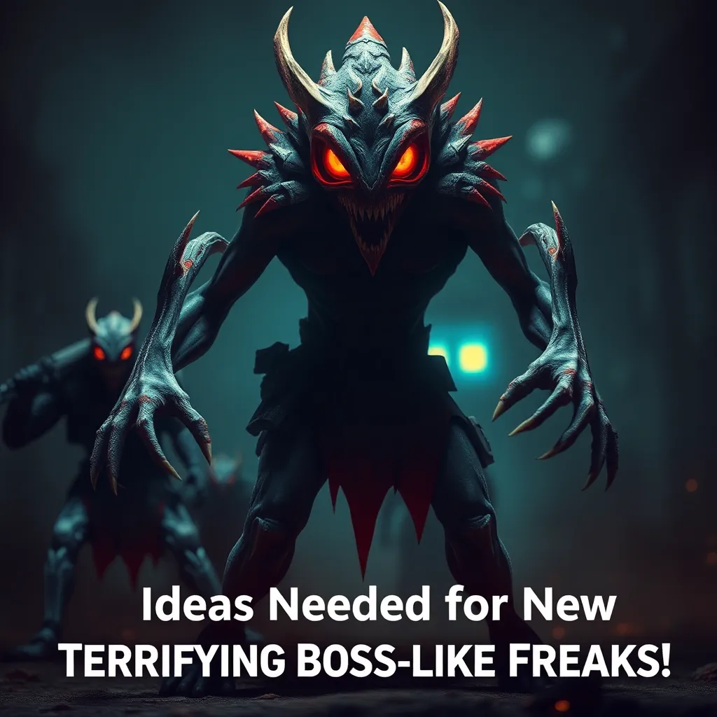 Ideas Needed for New Terrifying Boss-Like Freaks! : LevelUpTalk