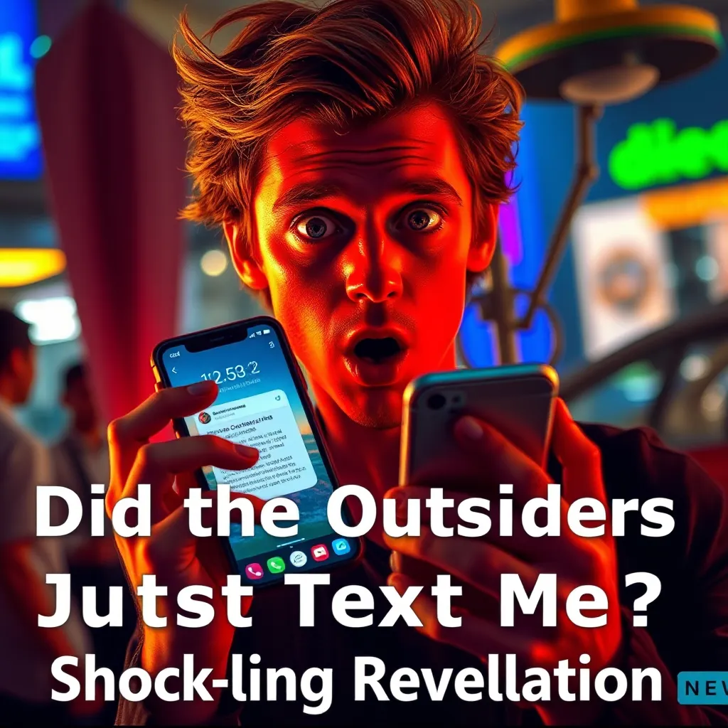 Did the Outsider Just Text Me? Shocking Revelation! : LevelUpTalk