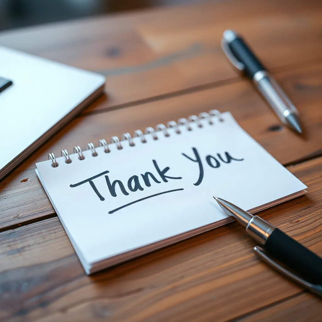 The Genuine Thank You Message: A Thoughtful Approach : LevelUpTalk