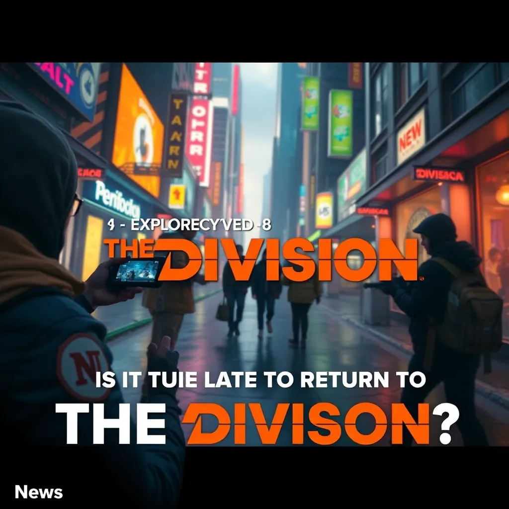 Is It Too Late to Return to The Division? Explore Now! : LevelUpTalk