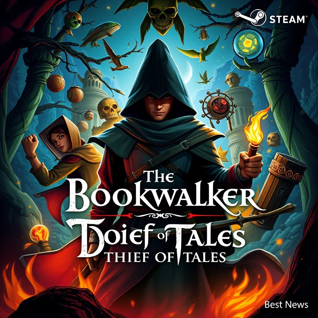 Explore The Bookwalker: Thief of Tales on Steam Now : LevelUpTalk