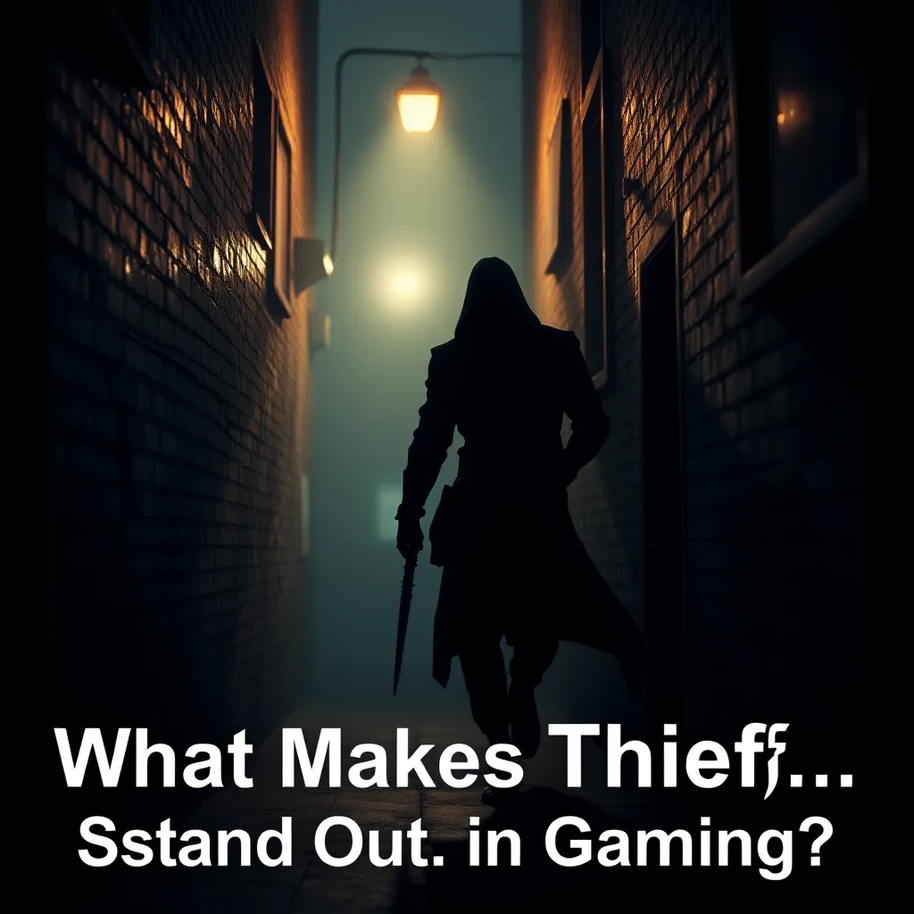 What Makes Thief Stand Out in Gaming? : LevelUpTalk