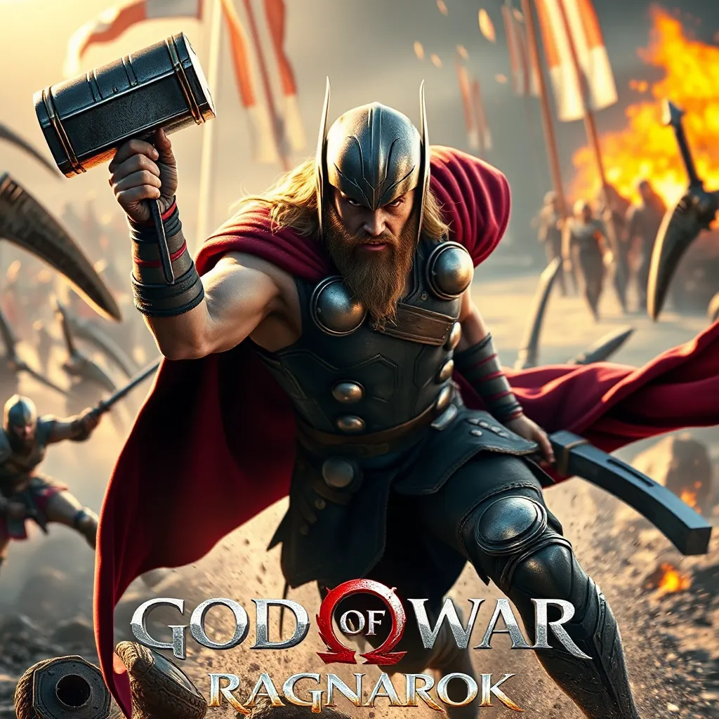 Thor Jumps from God of War III to Ragnarok Without Context : LevelUpTalk