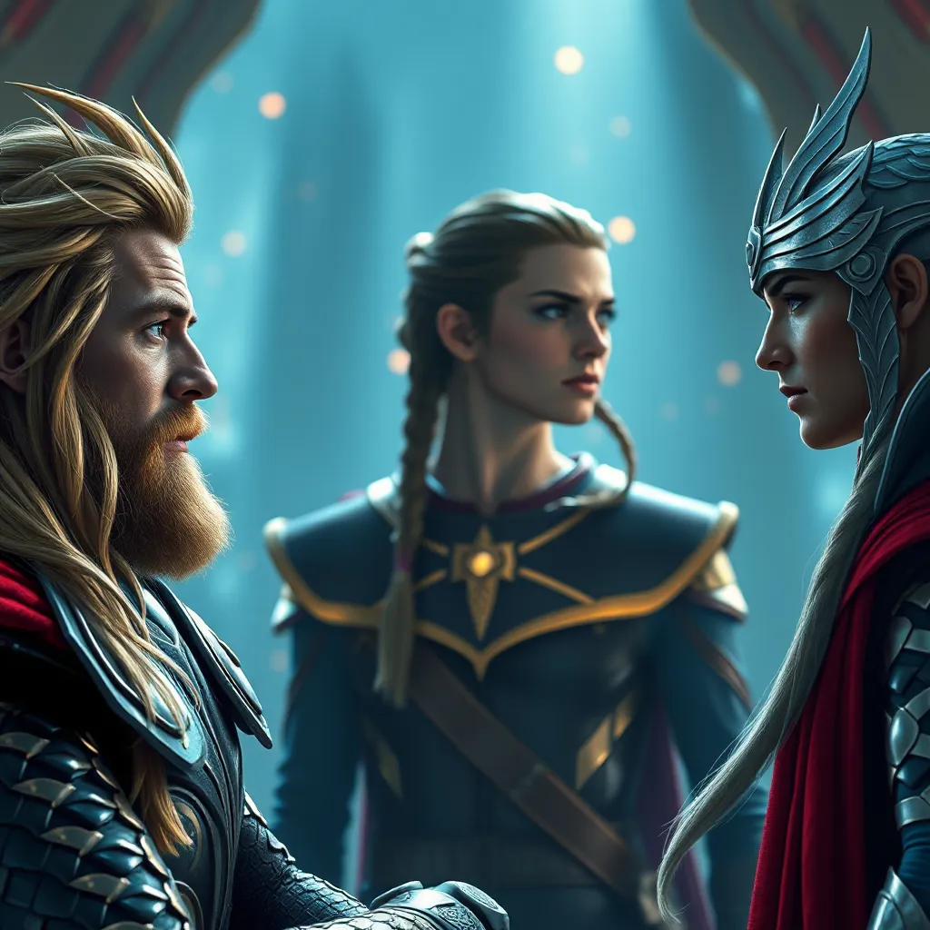 Thor and Sif's Reactions to Atreus and Thrud's Romance : LevelUpTalk