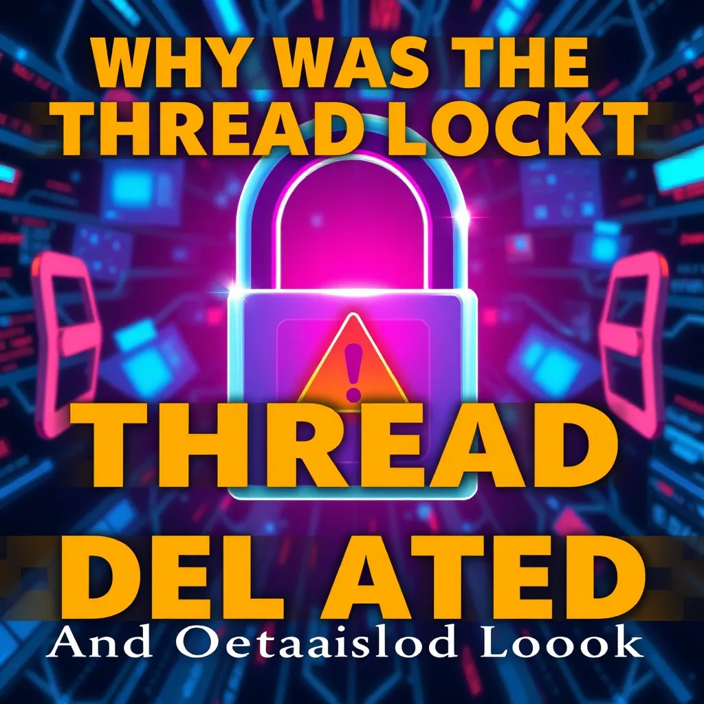Why Was the Thread Locked and Deleted? A Detailed Look : LevelUpTalk