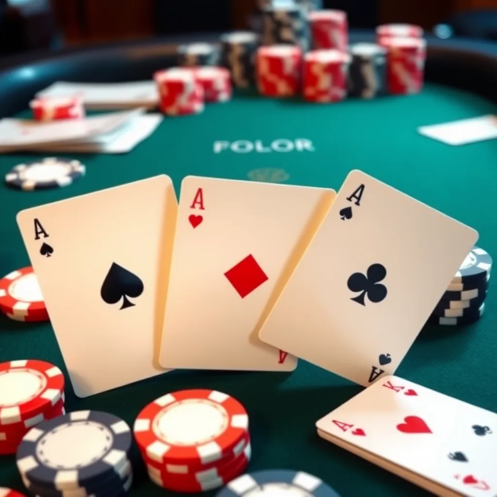 Three Aces on the Flop: A Rare Poker Phenomenon : LevelUpTalk