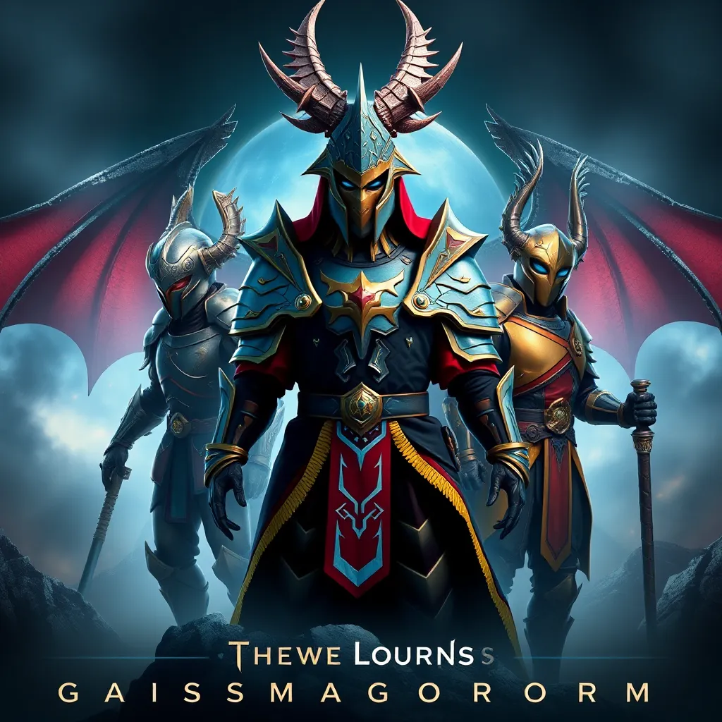 Explore Three Lords Armor Sets and Gaismagorm Artwork : LevelUpTalk
