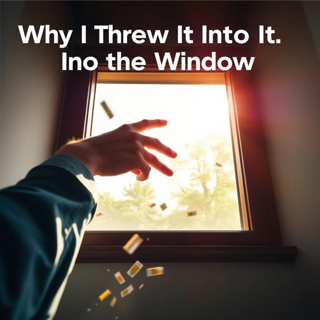 Why I Threw It Into the Window: The Real Story : LevelUpTalk