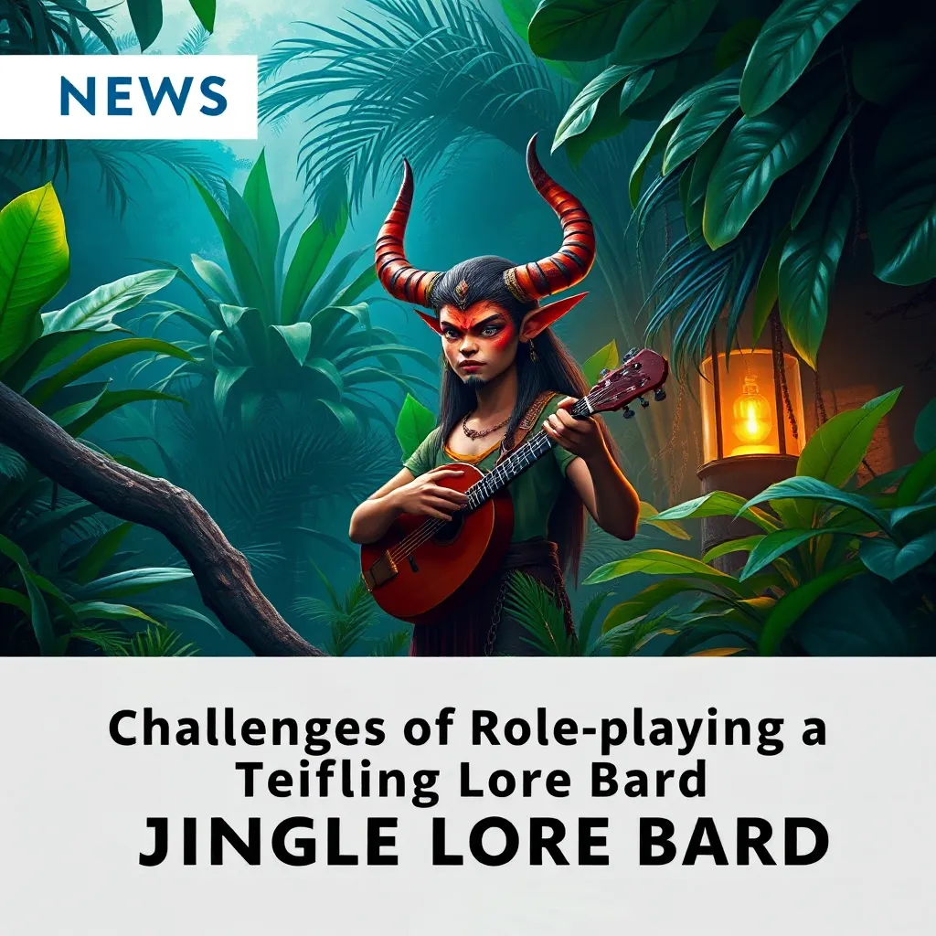 Challenges of Roleplaying a Tiefling Lore Bard in Jungle Adventures : LevelUpTalk