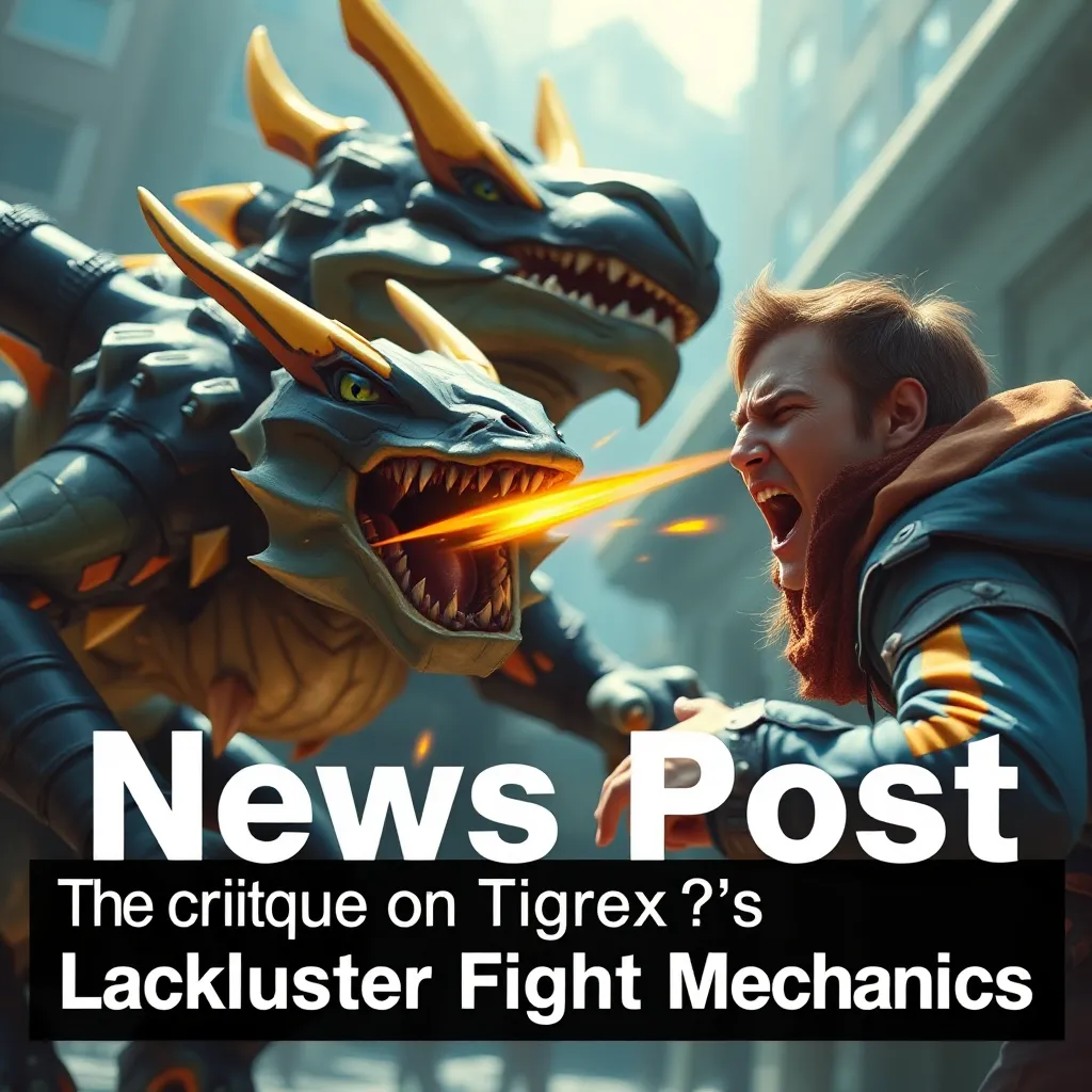 Critique on Tigrex's Lackluster Fight Mechanics : LevelUpTalk