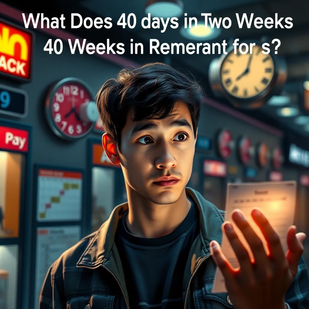 What Does 40 Days in Two Weeks Mean for Us? : LevelUpTalk