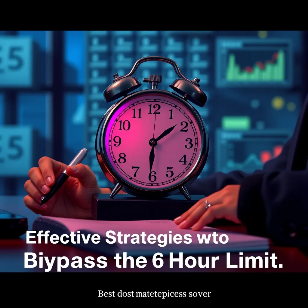 Effective Strategies to Bypass the 6-Hour Limit : LevelUpTalk