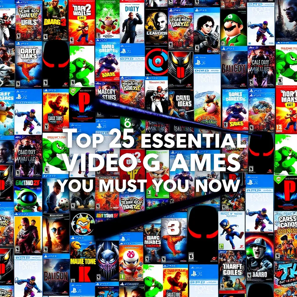 Top 25 Essential Video Games You Must Play Now : LevelUpTalk