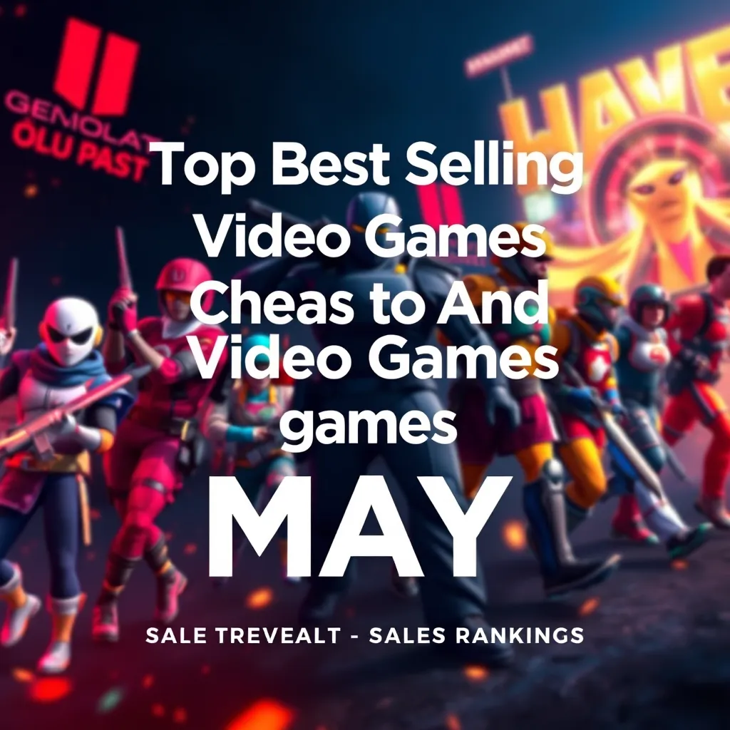 Top Best Selling Games of May Revealed: Sales Rankings : LevelUpTalk