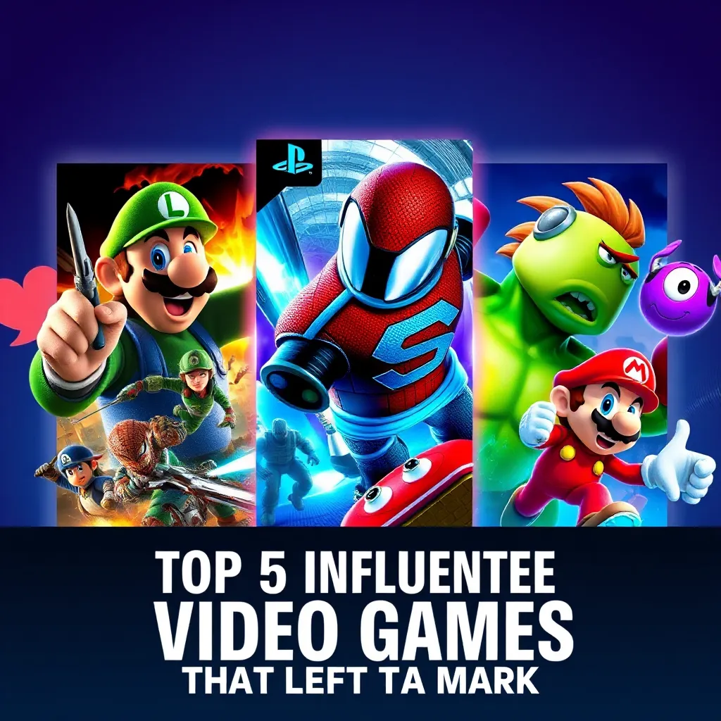 Top 5 Must-See Video Games That Left a Mark : LevelUpTalk