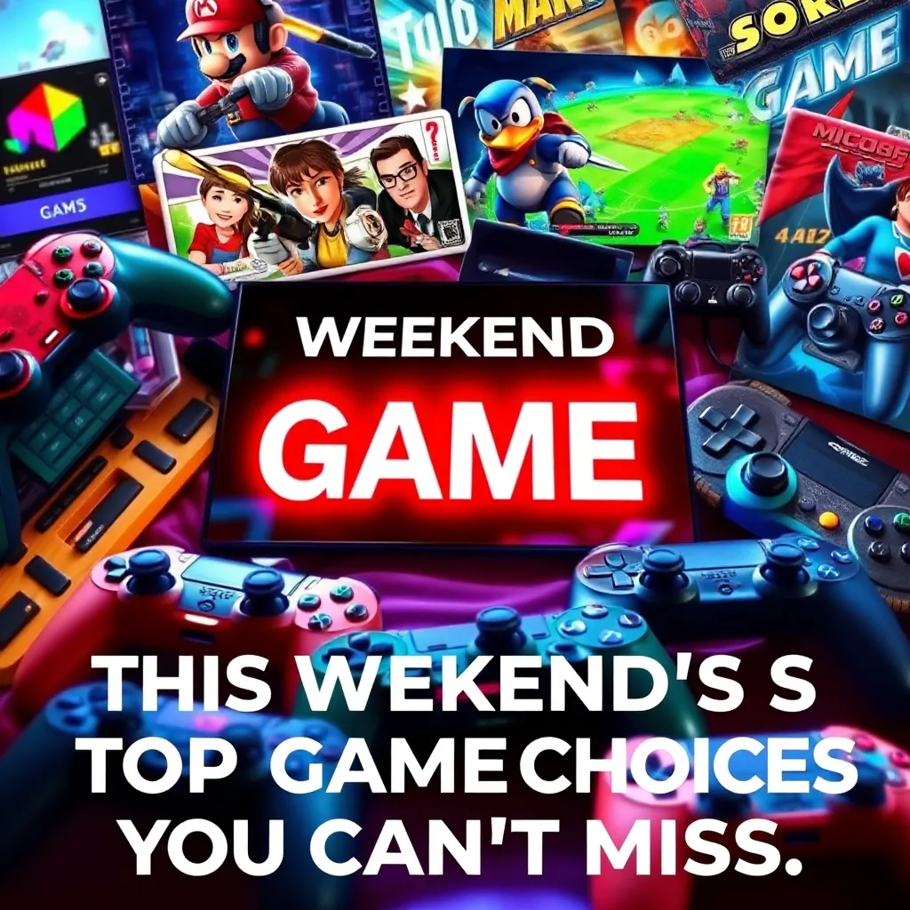 This Weekend's Top Game Choices You Can't Miss : LevelUpTalk