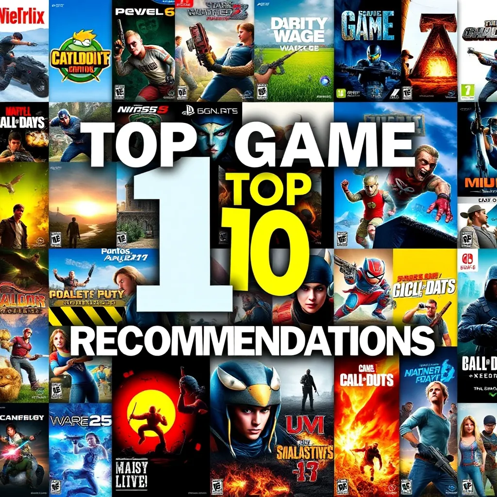 Top 10 Game Suggestions Based on Gamers' Favorites : LevelUpTalk