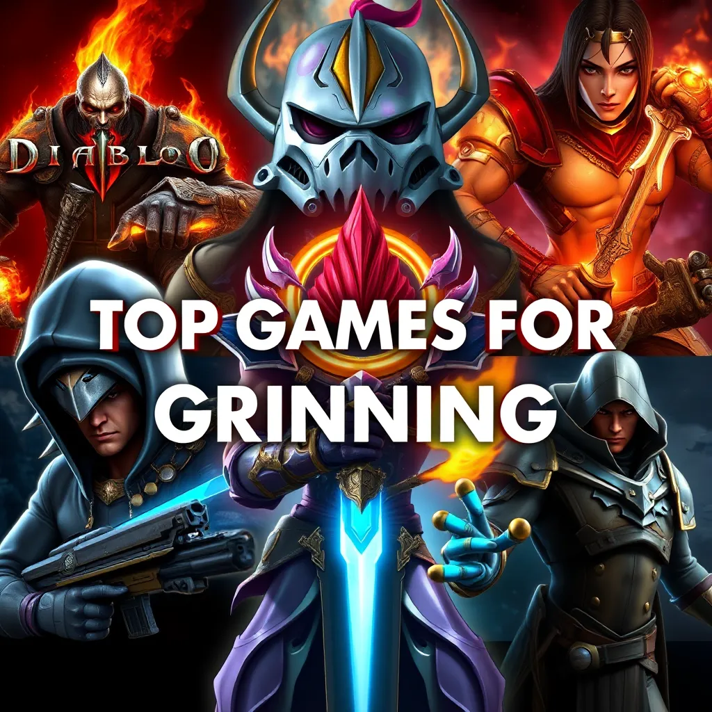 Top Games for Endless Grinding and Upgrades : LevelUpTalk