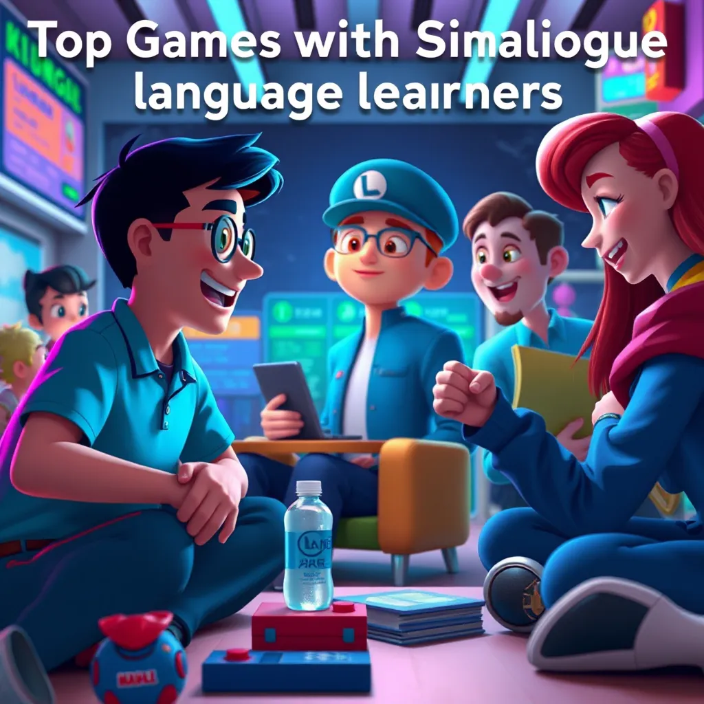 Top Games with Simple Dialogue for Language Learners : LevelUpTalk