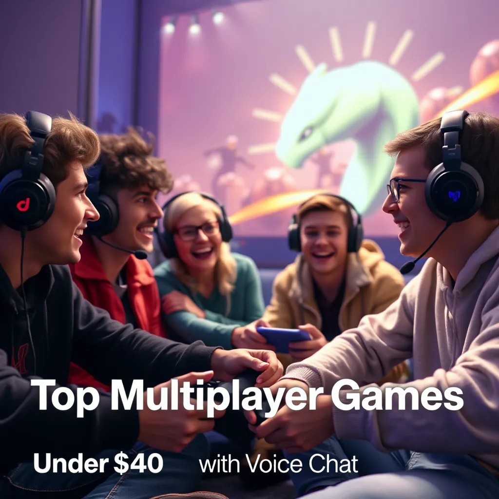 Top Multiplayer Games Under $40 with Voice Chat : LevelUpTalk