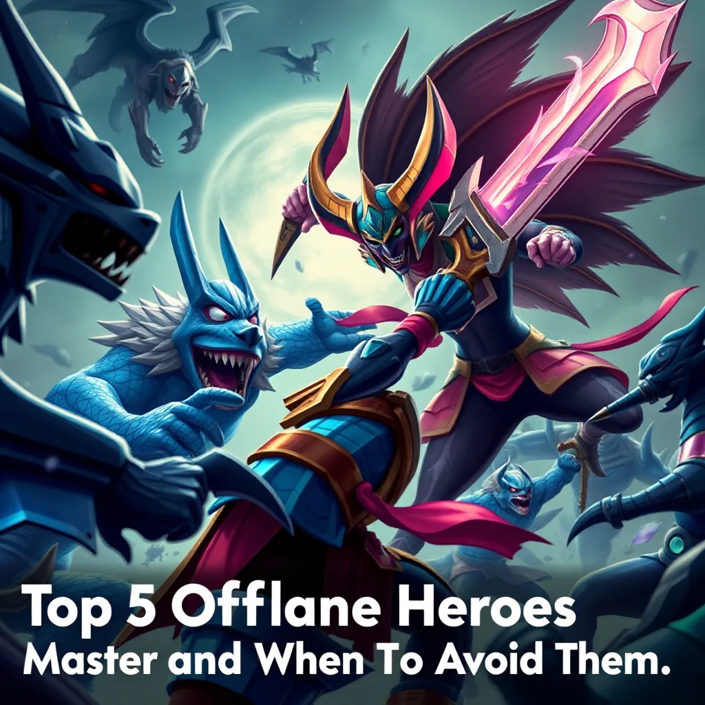 Top 5 Offlane Heroes to Master and When to Avoid Them : LevelUpTalk