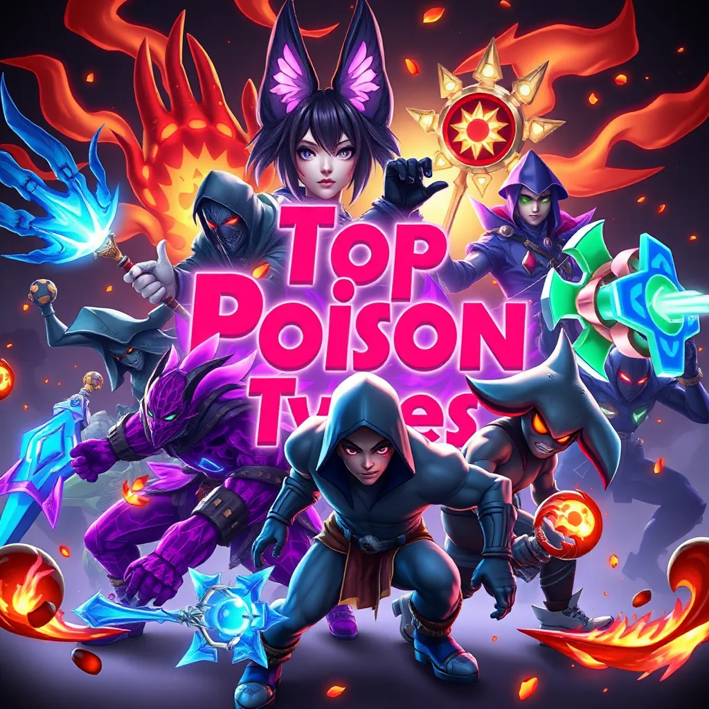 Top Offensive Poison Types for Your Game Team : LevelUpTalk