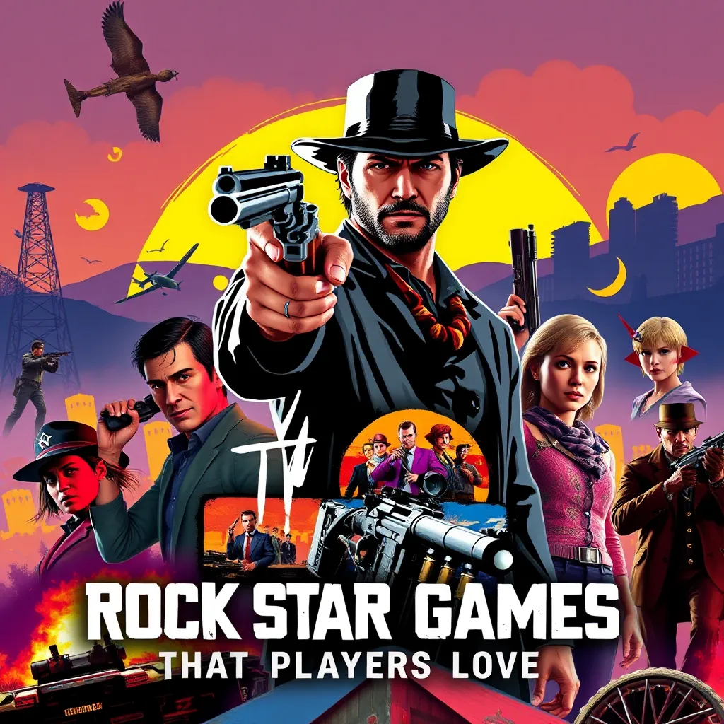 Top 5 Ranked Rockstar Games That Players Love : LevelUpTalk