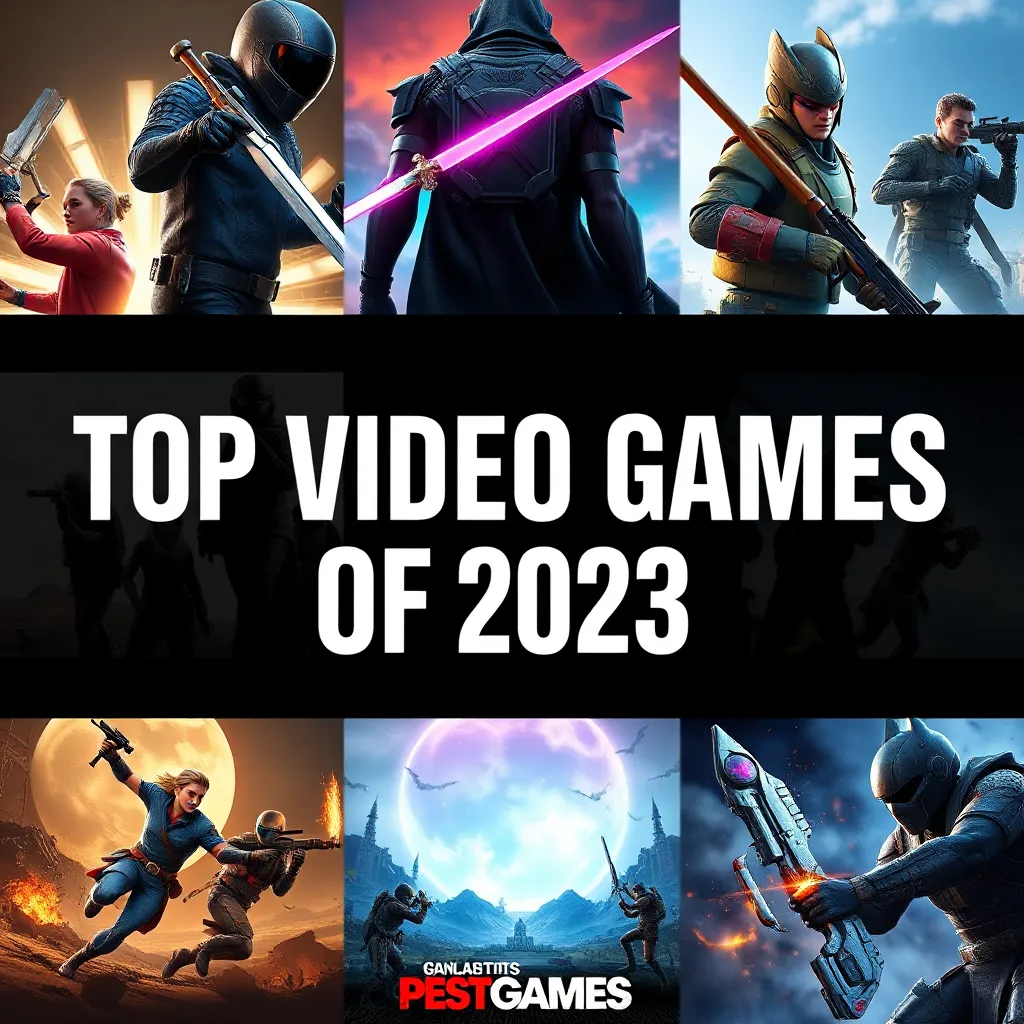 Top Picks for Best Video Games of the Year 2023 : LevelUpTalk