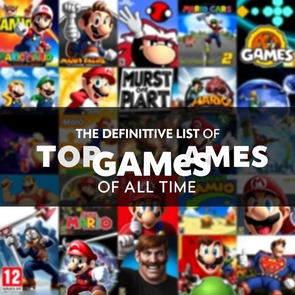 The Definitive List of Top Games of All Time : LevelUpTalk
