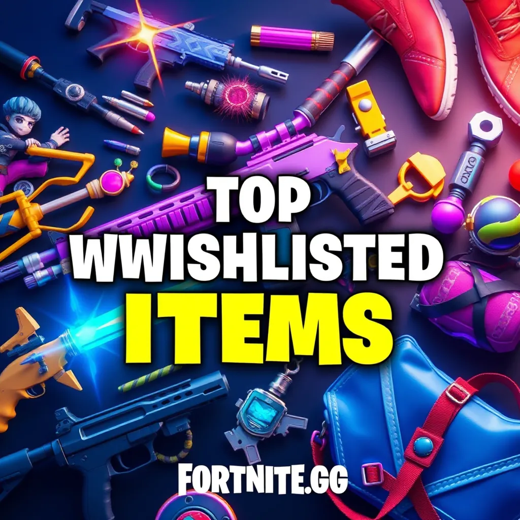 Top Wishlisted Fortnite Items on fortnite.gg for 2025 : LevelUpTalk