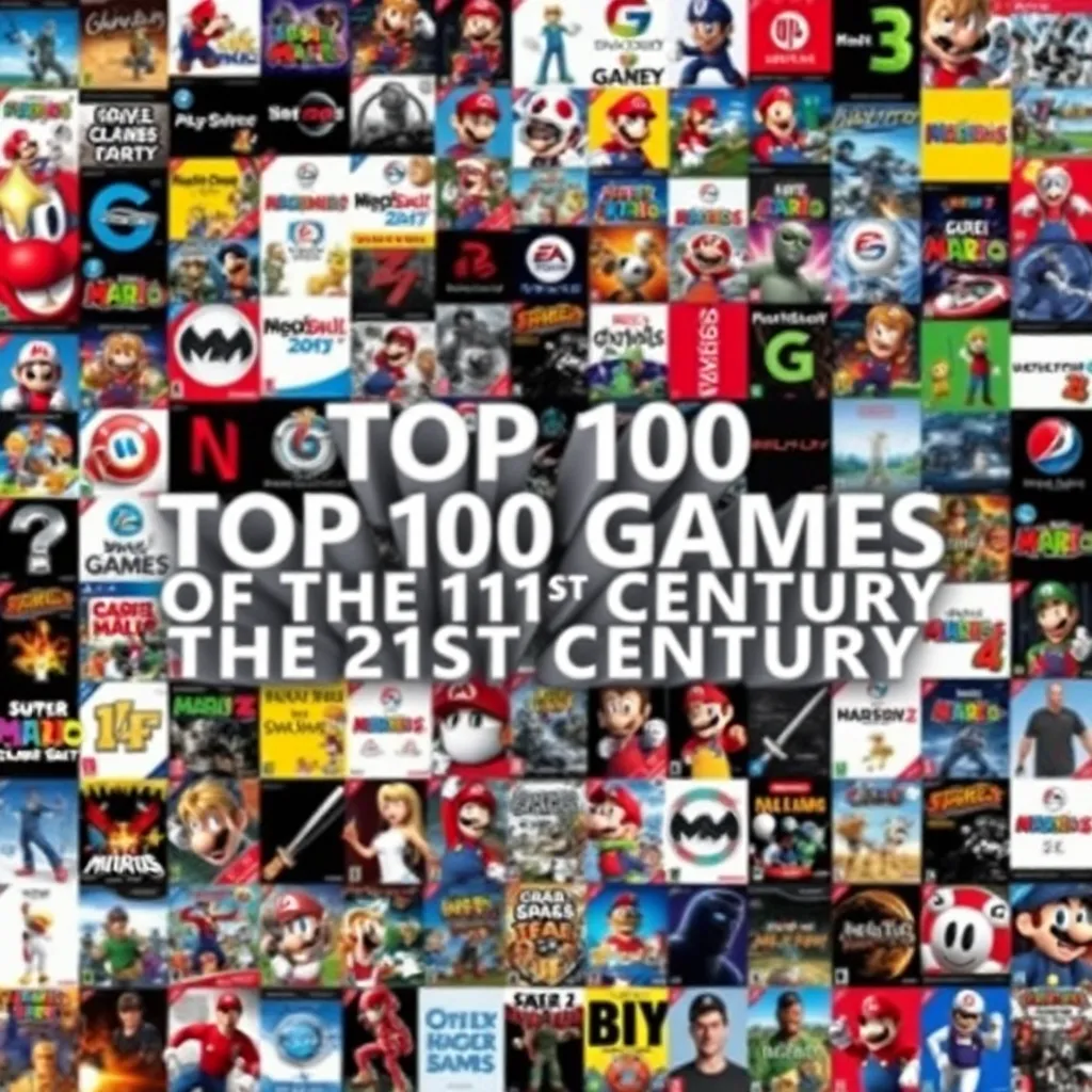 Top 100 Games of the 21st Century According to Giant Bomb : LevelUpTalk